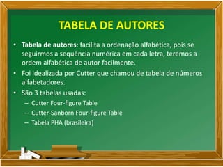 2-Localização e Tabela de Autor.ppt
