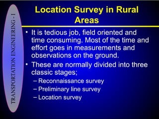 Location survey for the Rural and urban areas | PPT