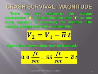 Deceleration Formula
