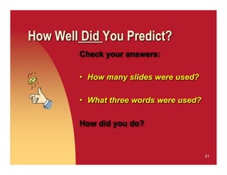 Making Predictions | PDF