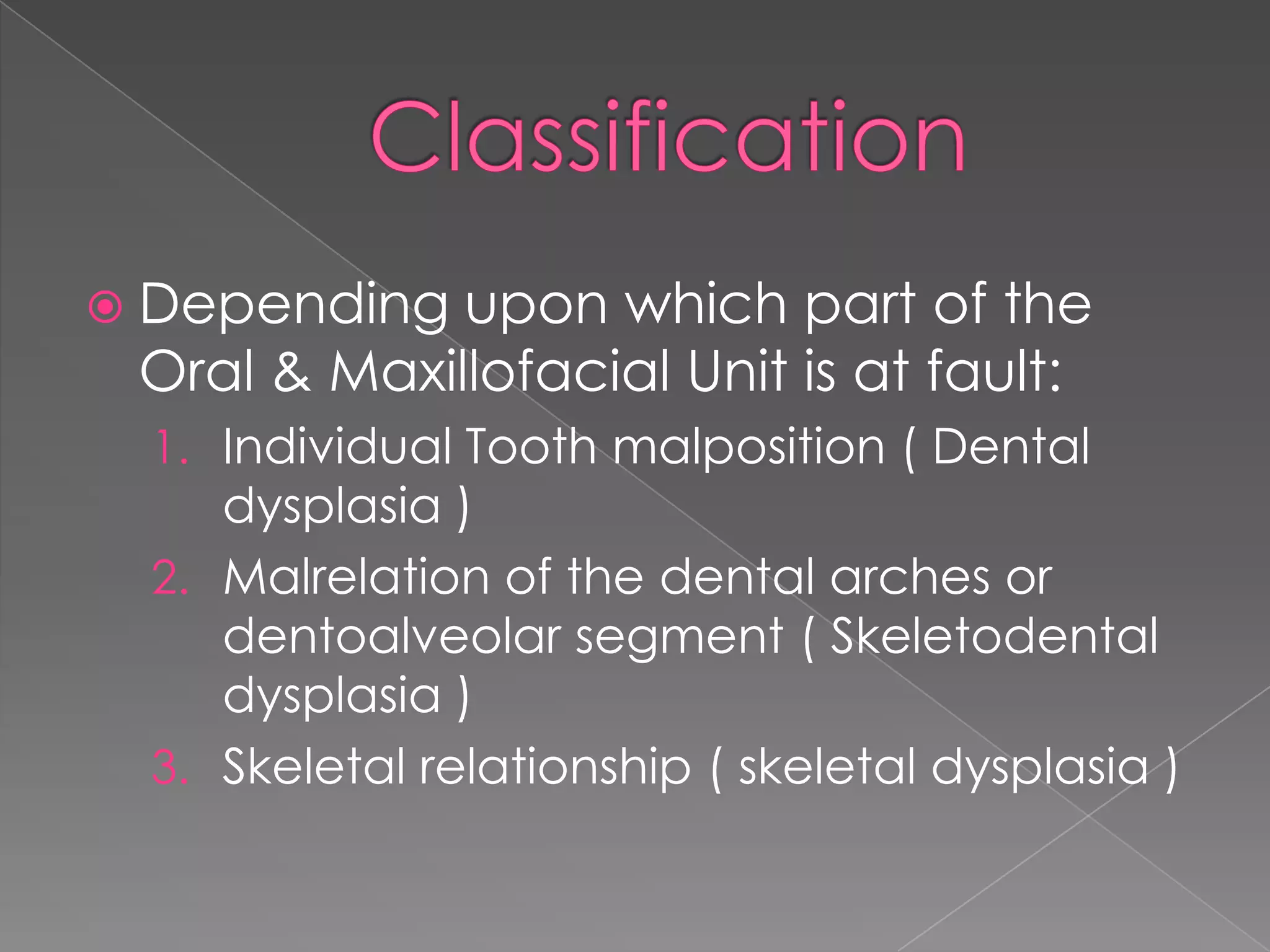 2. malocclusion | PPTX