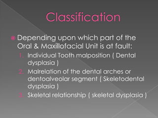 2. malocclusion | PPTX