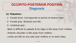 2 malpresentations. (2)- OP | PDF | Pregnancy | Reproductive Health