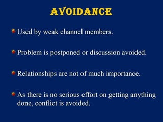 2 management of channel-conflict | PPT