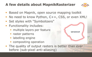 FME's MapnikRasterizer Makes Happy Cartographers | PPTX
