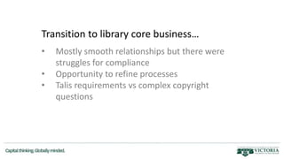 Talis Insight Asia-Pacific 2017: Victoria University of Wellington | PPTX