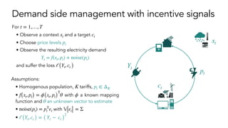 Sequential and reinforcement learning for demand side management by ...