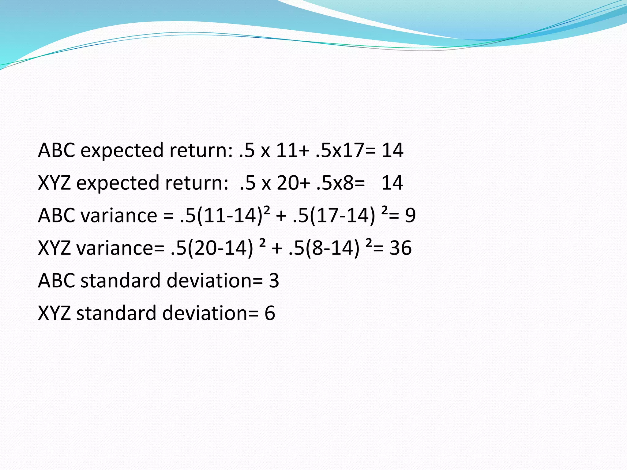 2. markowitz model | PPTX
