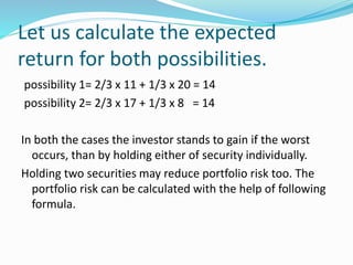 2. markowitz model | PPTX