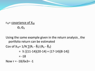 2. markowitz model | PPTX