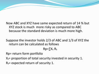 2. markowitz model | PPTX