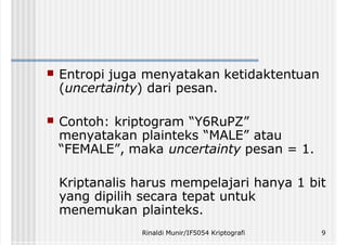 kriptografi matematika | PPT