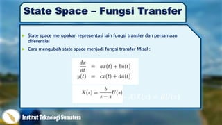 mathematical modelling of siso system | PPTX