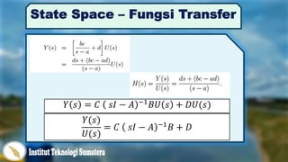 mathematical modelling of siso system | PPT