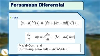 mathematical modelling of siso system | PPT