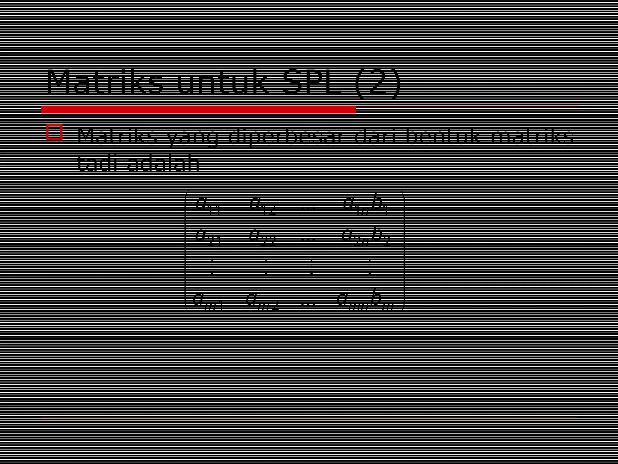 Persamaan Matrik dan operasi matriks.ppt