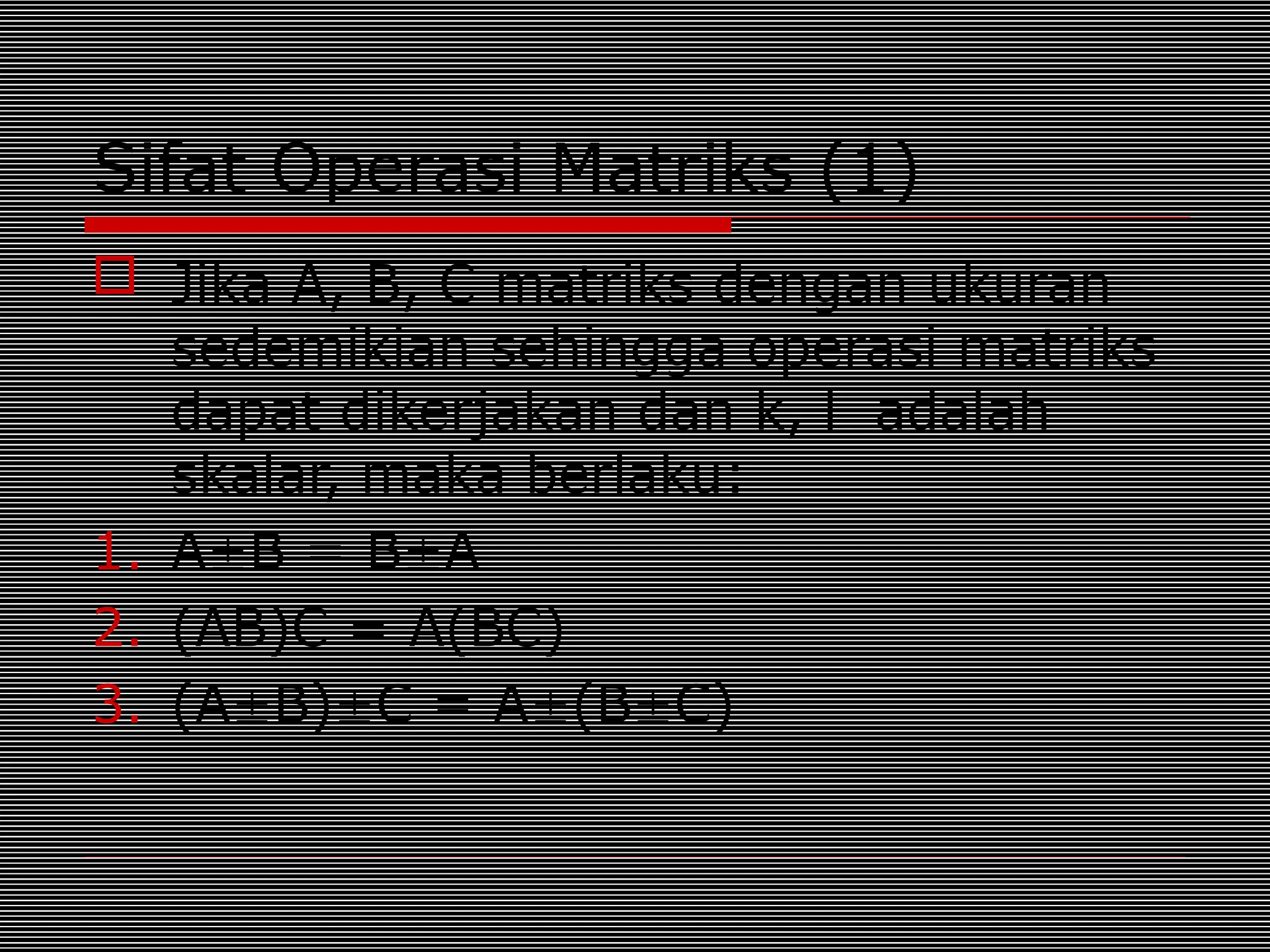 Persamaan Matrik dan operasi matriks.ppt
