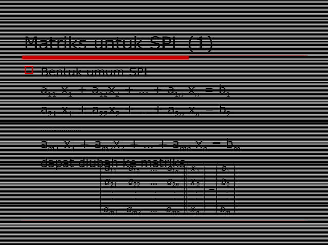 Persamaan Matrik dan operasi matriks.ppt