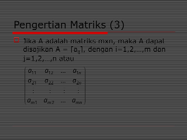 Persamaan Matrik dan operasi matriks.ppt