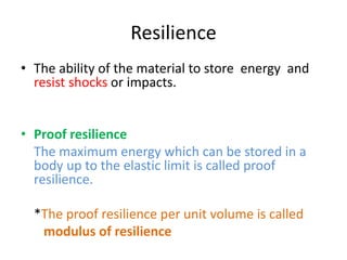 mechanical properties of materials | PPT