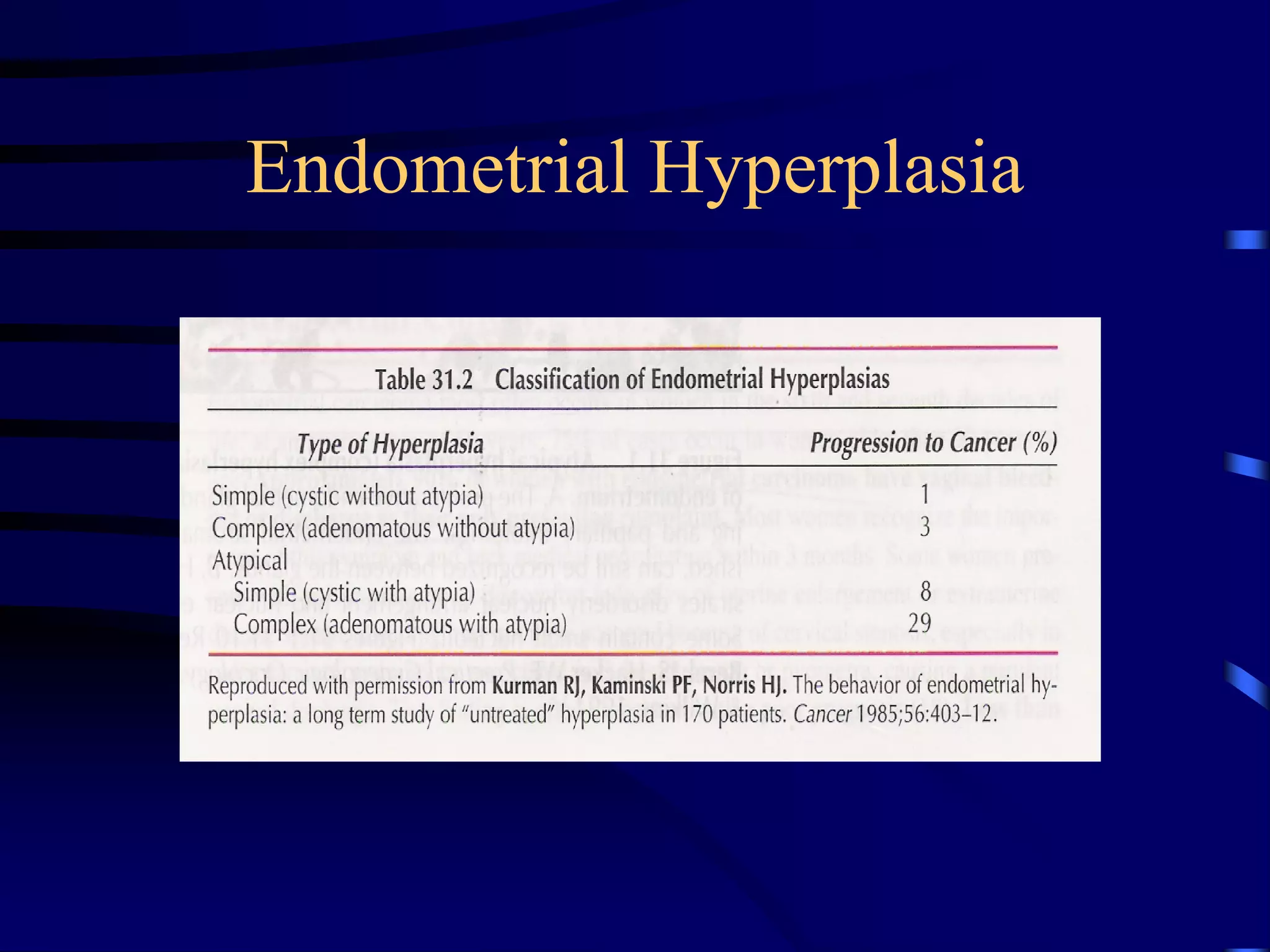 2-medical treatment of endometrial hyperplasia and endometrial cancer | PDF