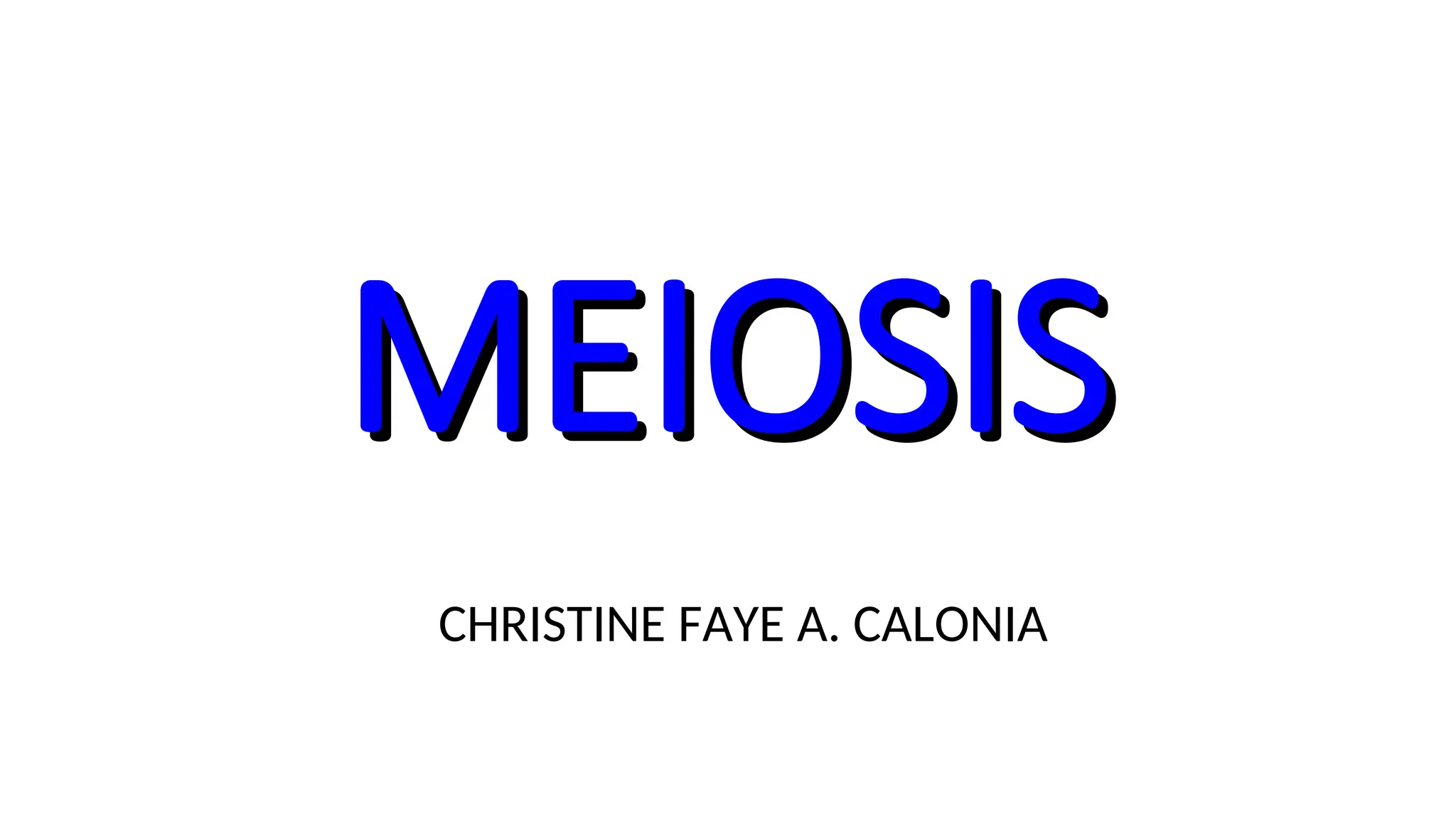 Presentation For Biology Meiosis Ppt Ppt