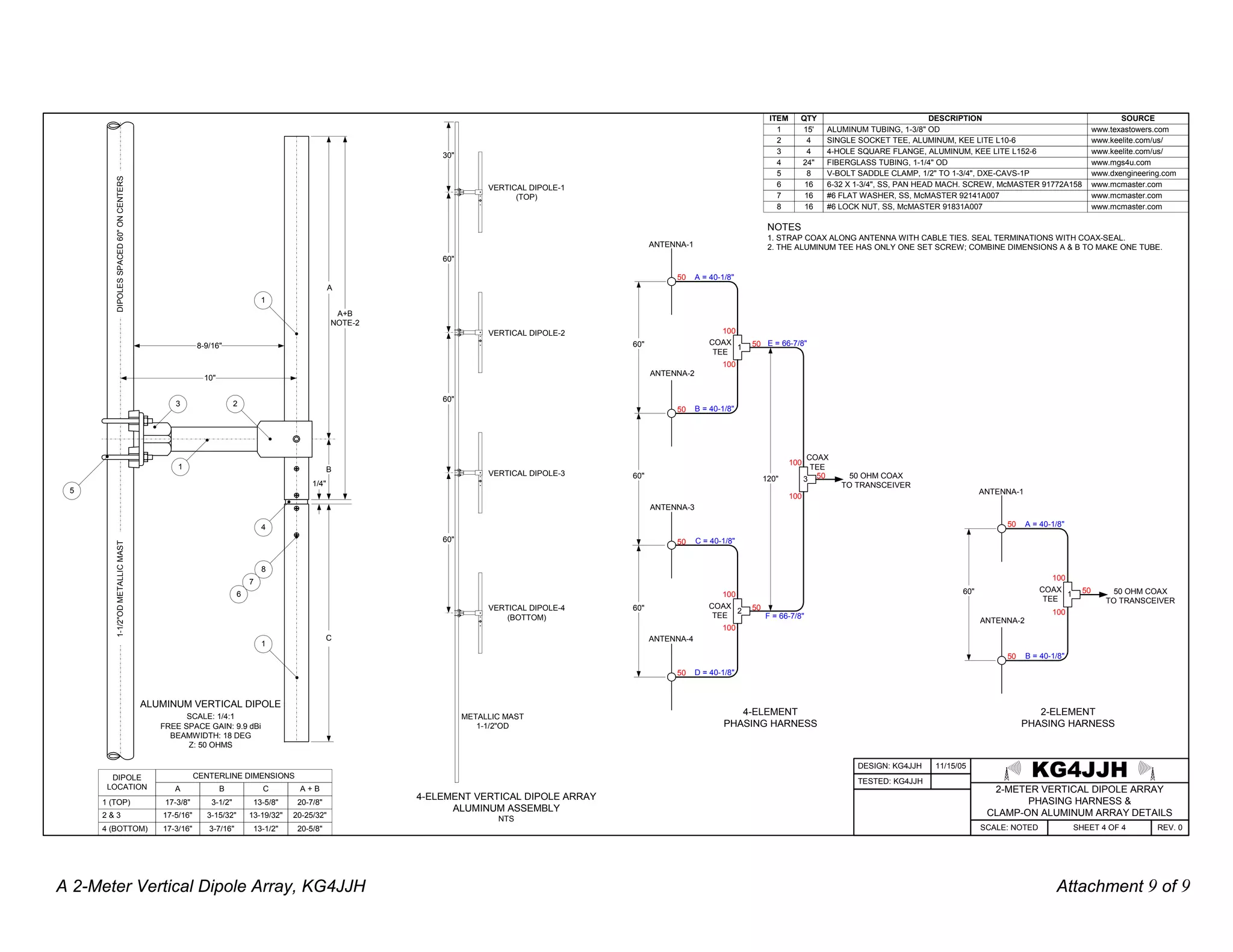 2 meter vertical dipole array | PDF