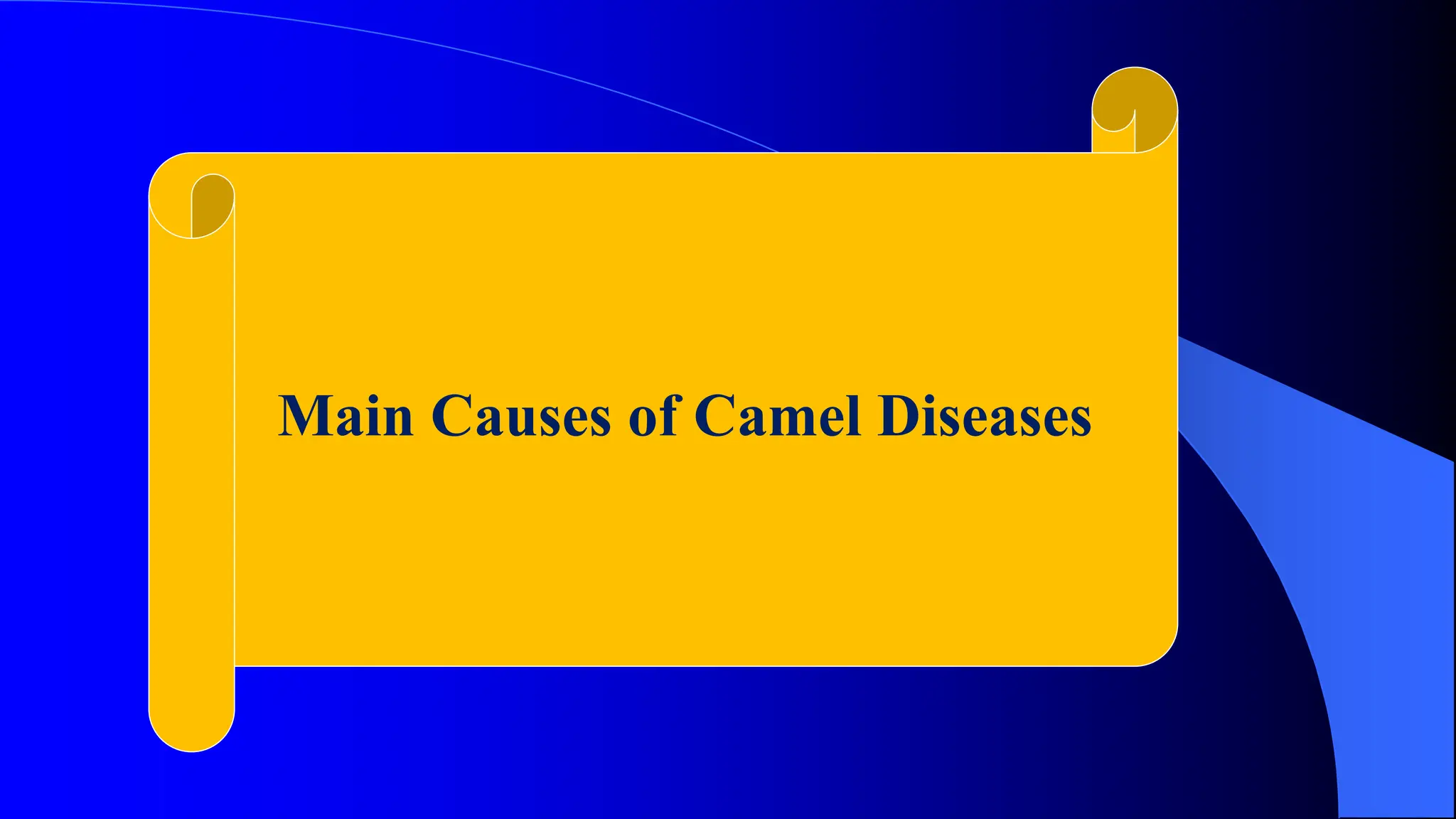 2-Method of Diagnosis of Camel Diseases (Clinical Examination) Prof Dr ...