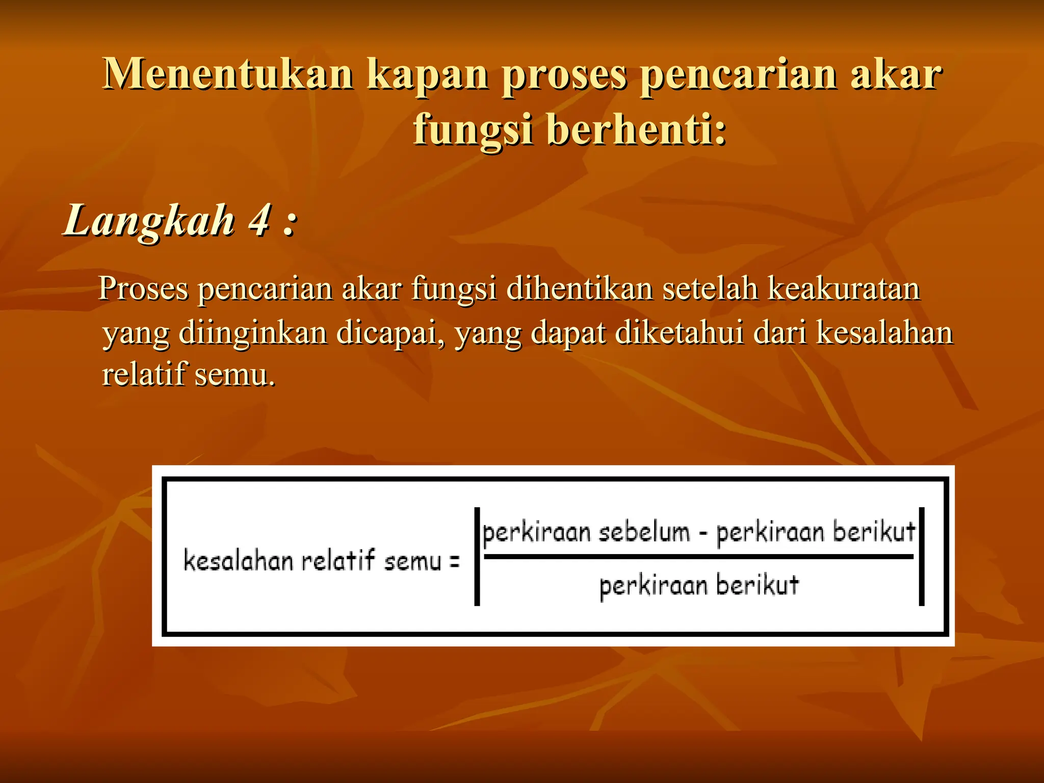 2-metode-bagi-dua(Bisection Method for Student).ppt