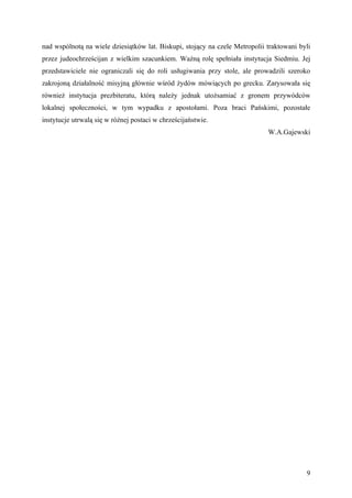 2.Metropolia jerozolimska I | PDF