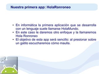 Programamos con App Inventor 2: Mi primera App (I) | PDF