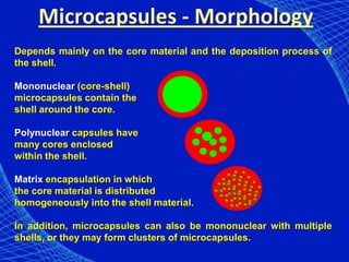 Microencapsulation Techniques | PPTX