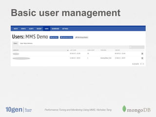 Performance Tuning and Monitoring Using MMS | PPT
