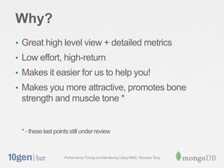 Performance Tuning and Monitoring Using MMS | PPT