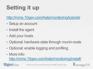 Performance Tuning and Monitoring Using MMS | PPT