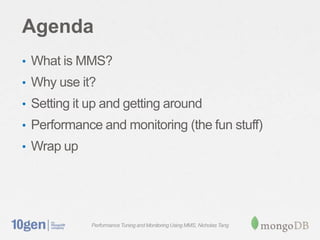 Performance Tuning and Monitoring Using MMS | PPTX