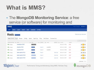 Performance Tuning and Monitoring Using MMS | PPT