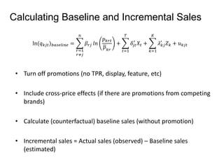 Promotion Analytics - Module 2: Model and Estimation | PPTX