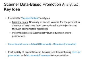 Promotion Analytics - Module 2: Model and Estimation | PPTX
