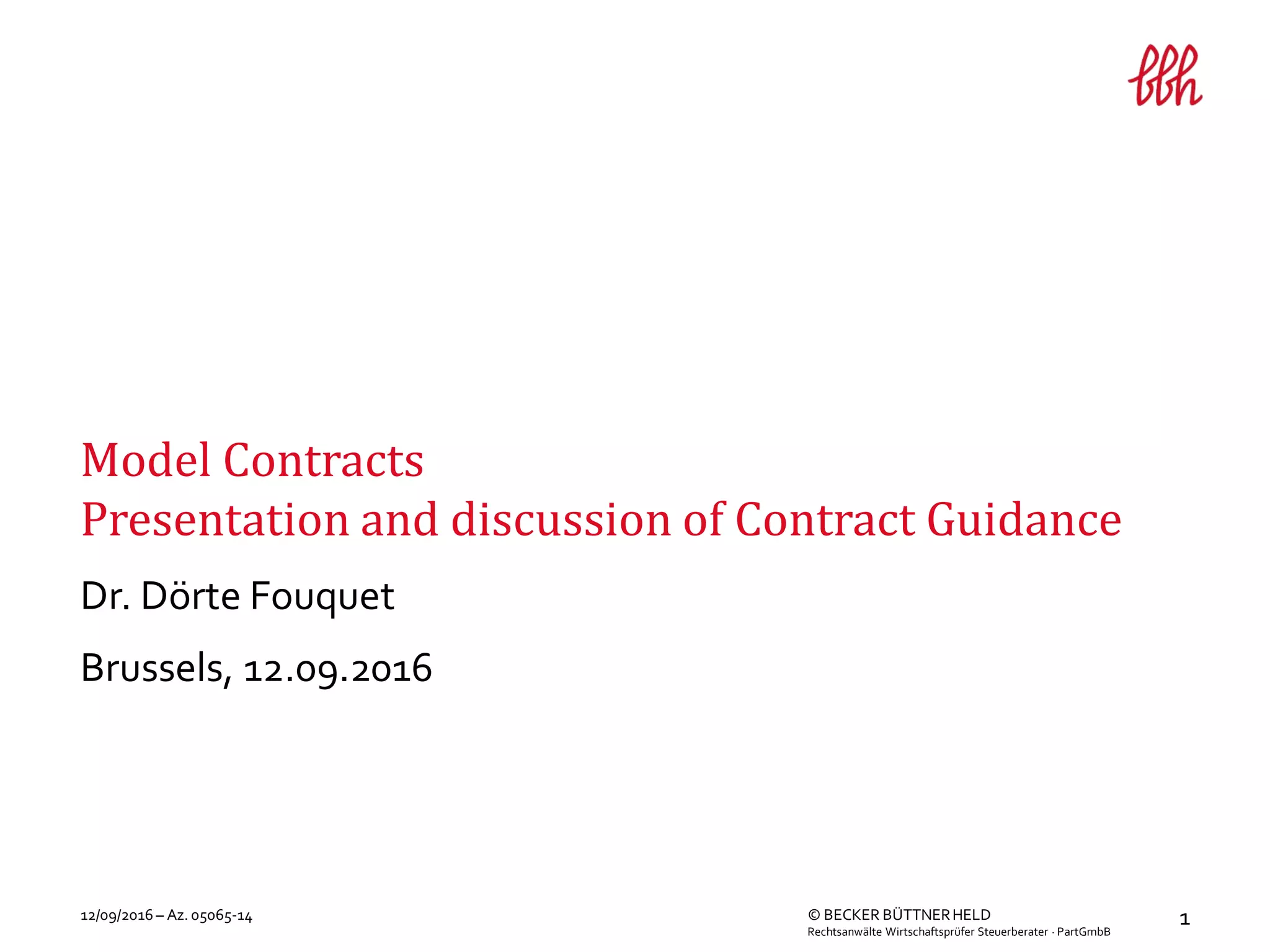 2016 IndustRE Workshop - 2 Model Contracts | PDF | Legal Services ...