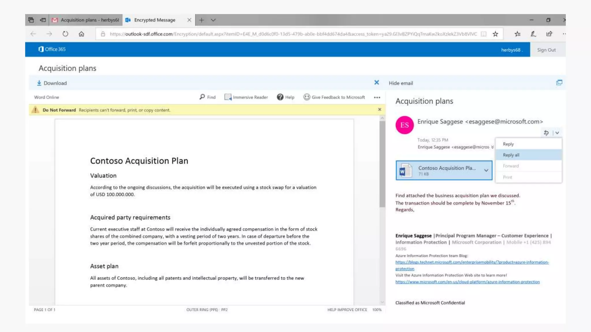 2 Modern Security - Microsoft Information Protection | PPTX | Operating ...
