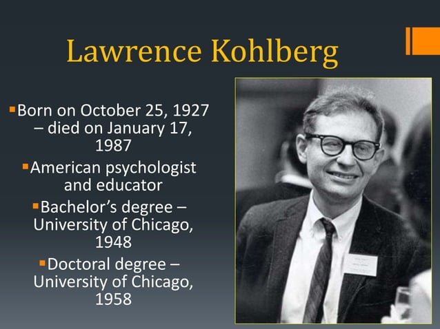 Moral Development Theory - Kohlberg | PPT
