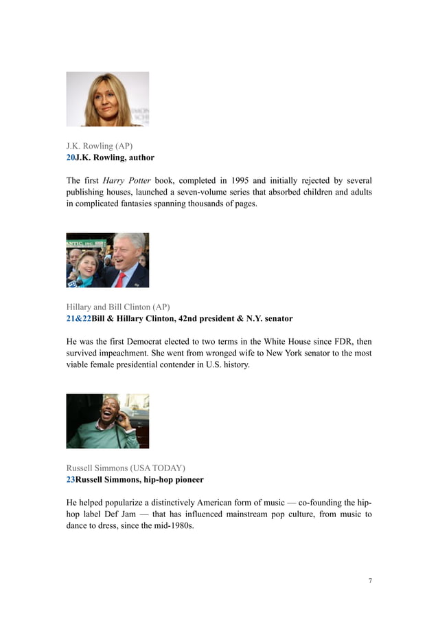 2.Most Influential People | DOC | Music | Entertainment