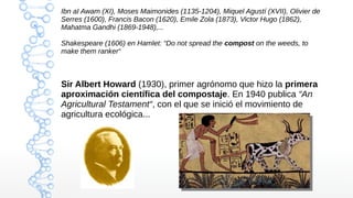 Importancia de la materia orgánica en la agricultura. Compostaje como ...