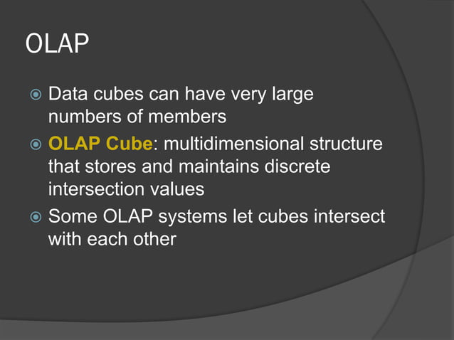 Business Intelligence: Multidimensional Analysis | PDF | Databases ...