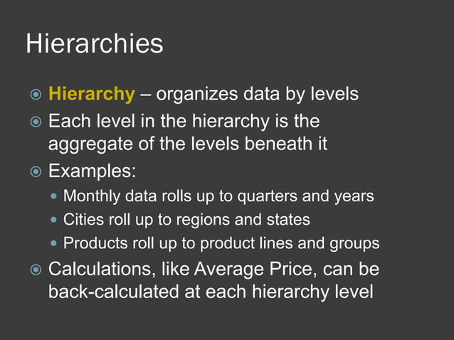 Business Intelligence: Multidimensional Analysis | PDF | Databases ...