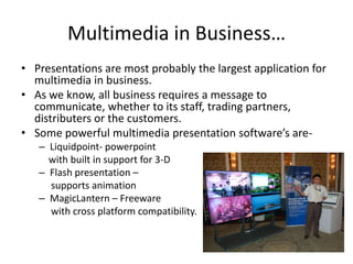 2.multimedia unit 1 introduction | PPTX
