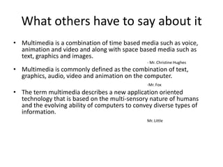 2.multimedia unit 1 introduction | PPTX