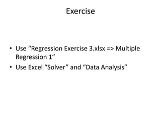 Multiple Regression Analysis | PPTX
