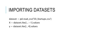 multiple linear regression | PPTX